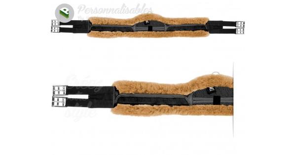 Long asymmetric girth lined with Mattes wool